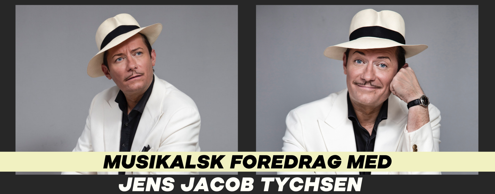 Musikalsk foredrag med Jens Jacob Tychsen - Tajmer Booking & Management Musikalsk foredrag med Jens Jacob Tychsen - Tajmer Booking & Management